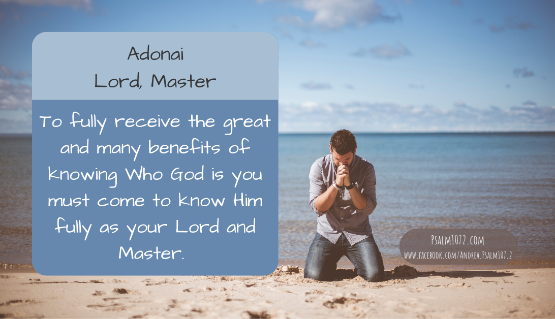 Adonai: Lord, Master – The Fruitful Educator
