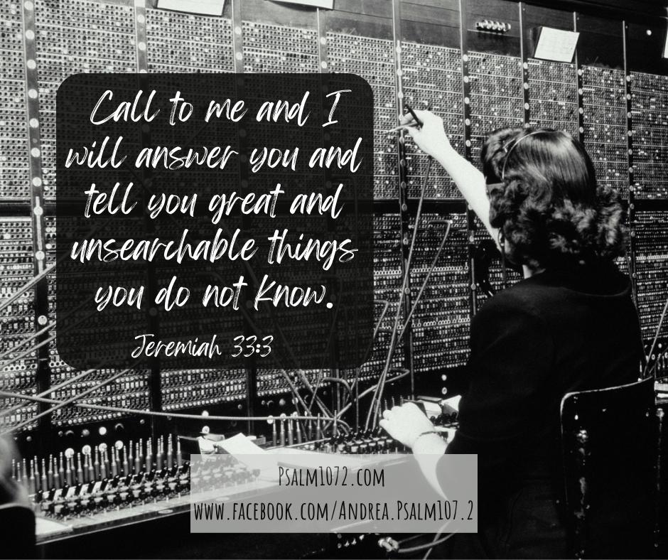 A Direct Line to God – The Fruitful Educator
